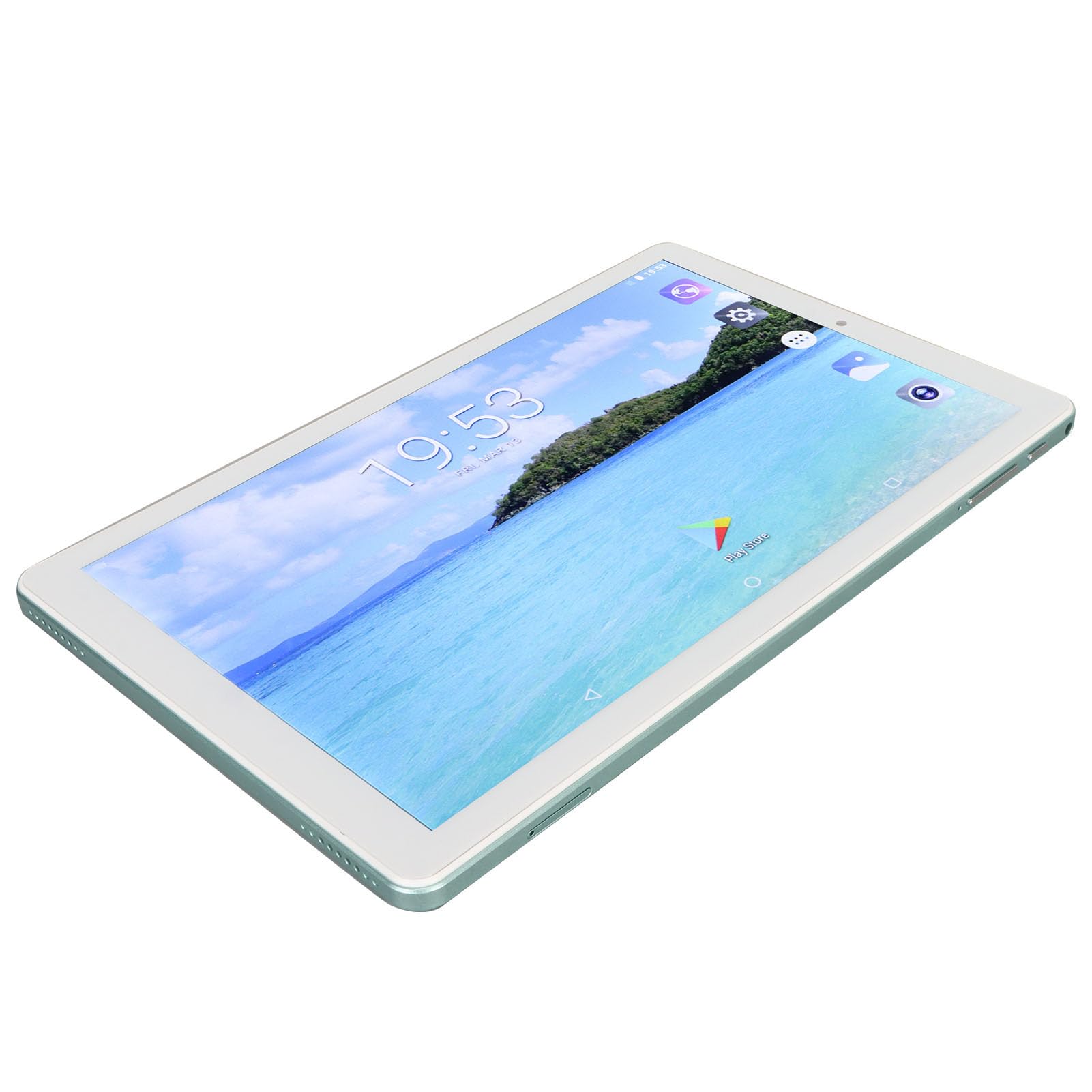 Airshi Digital Tablet, 10.1 Inch Tablet Dual Box Speakers for Working for Reading (US Plug)