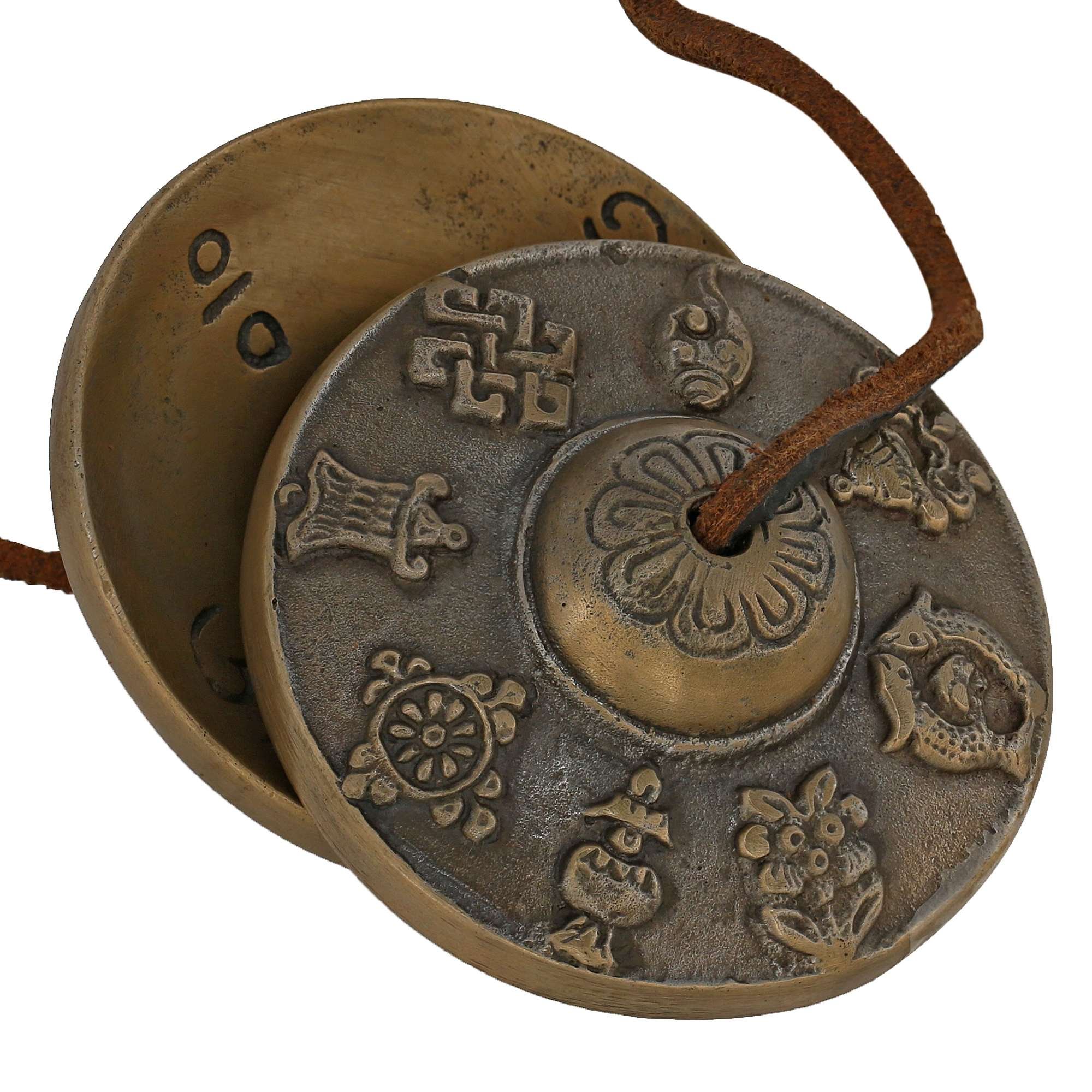 Buddhist Chime Tibetan Cymbal Bell Musical Instrument 2.5 Inch