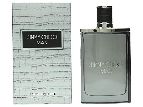 JIMMY CHOO Man Eau de Toilette - Long Lasting Fragrance with notes of Lavender, Pineapple Leaf & Patchouli - Sweet & Musky - 3.3 fl. oz.