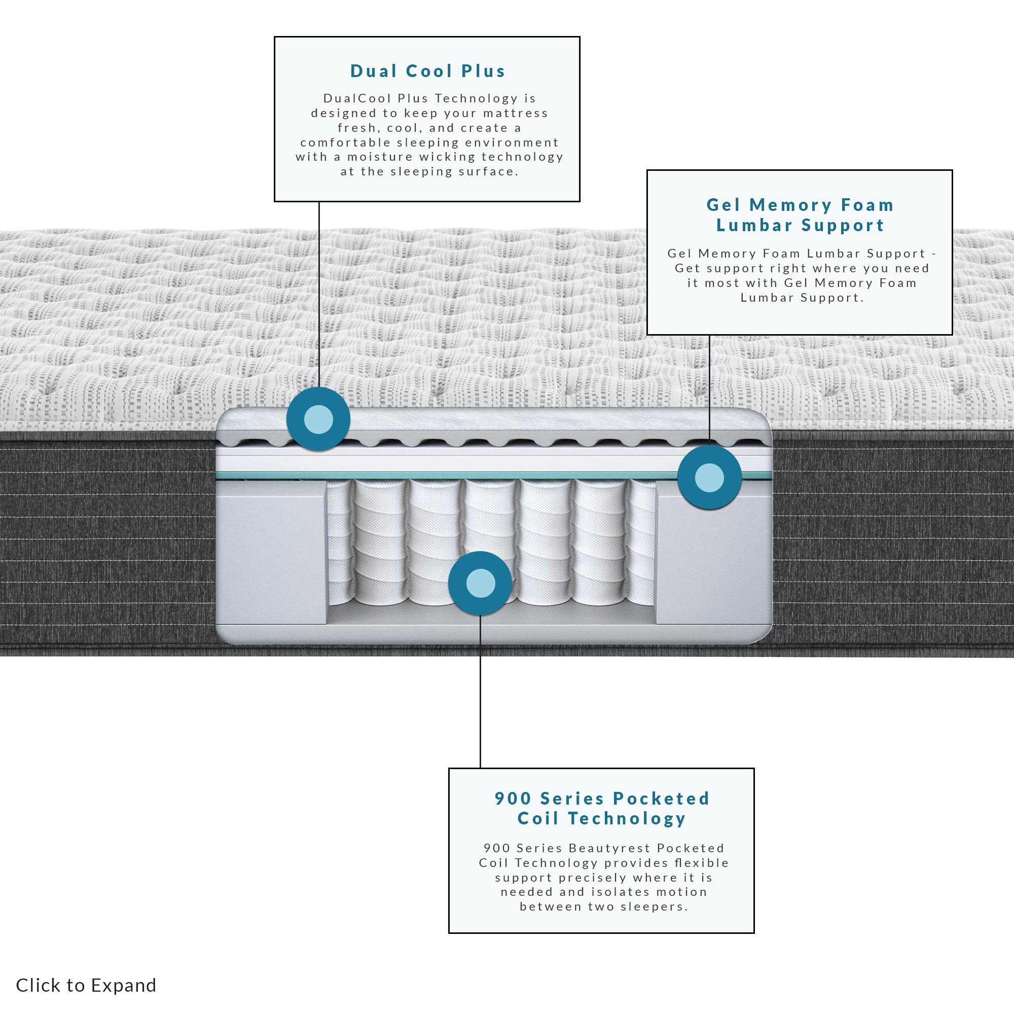 Beautyrest Silver BRS900 12β Extra Firm Cal King Mattress, Cooling Technology, Supportive, CertiPUR-US, 100-Night Sleep Trial, 10-Year Limited Warranty
