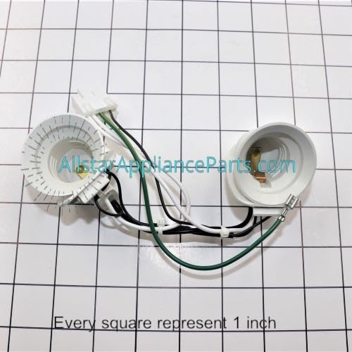 Allstar Appliance Parts EAG62831801 Refrigerator Socket Lamp