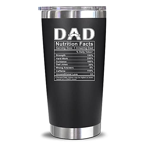 Gifts For Dad From Daughter, Son, Kids - Christmas Gifts For Dad, Men, Husband - Best Birthday Gifts For Dad, Father, New Dad, Step Dad, Bonus Dad - 20 Oz Tumbler…