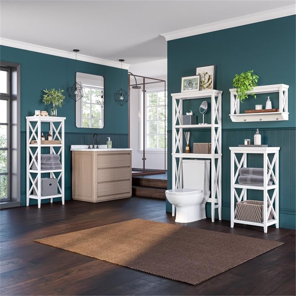 RiverRidge La Crosse 36" Bathroom Storage Tower Shelving