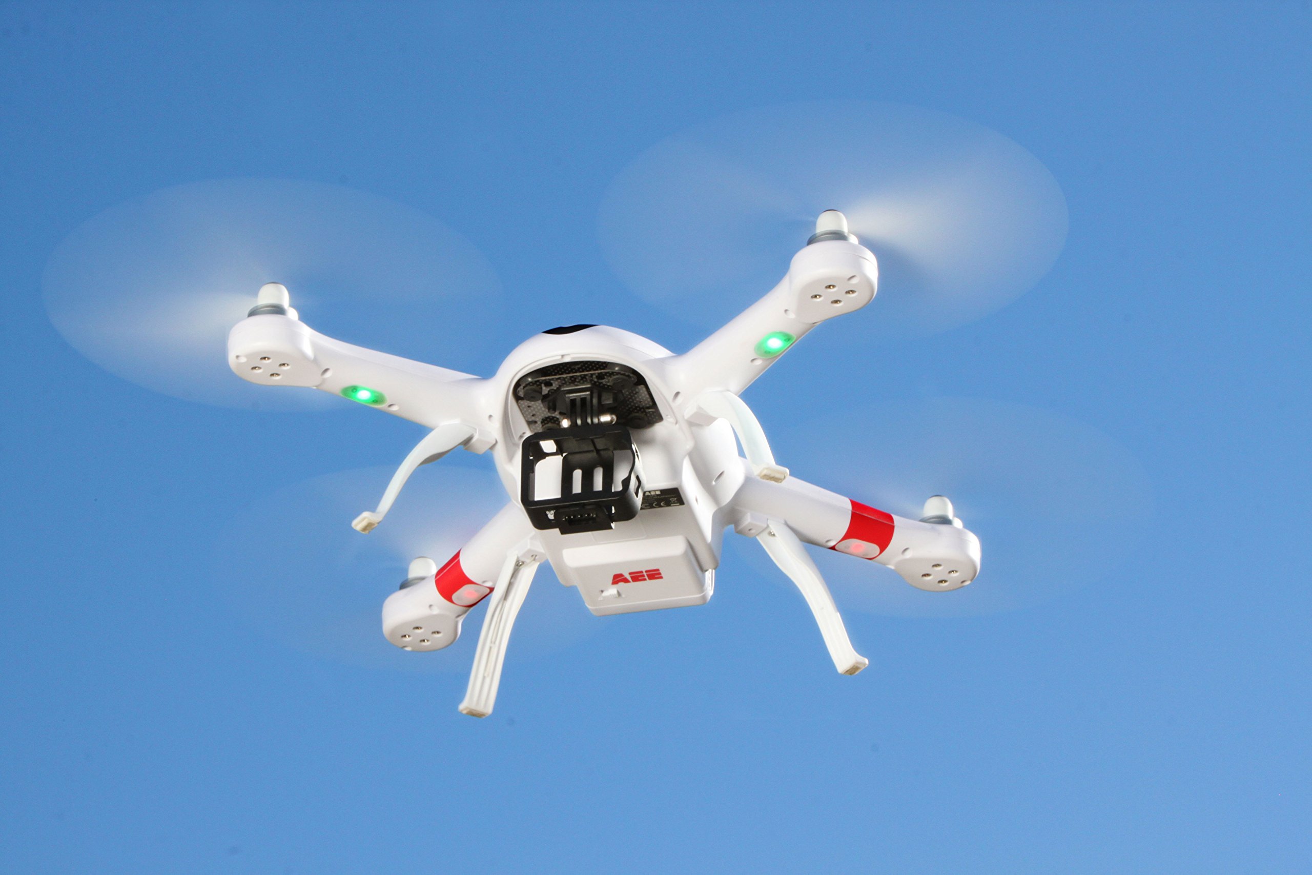 AEE Technology AP9 GPS Drone Quadcopter Aircraft System for AEE S-Series and GoPro Action Cameras (White)