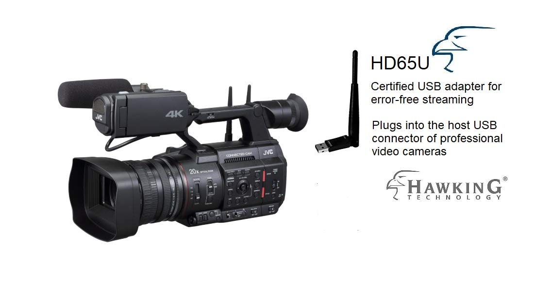 Hawking Technology Hi-Gain™ Wireless-AC Dual-Band 2.4GHz-5GHz Certified Error-Free Streaming USB Network Adapter (HD65U)