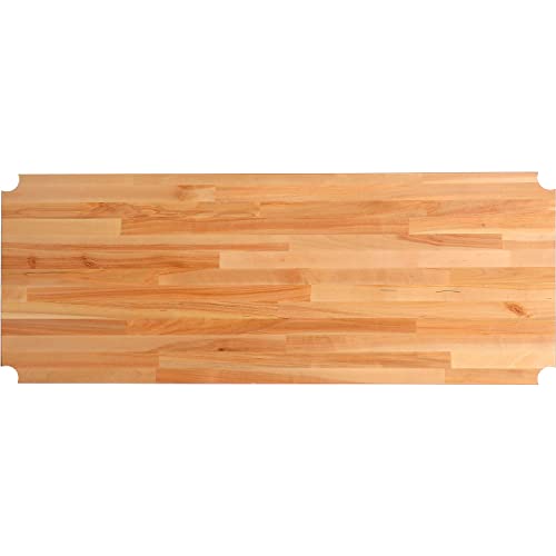 John Boos 36" W x 14" D x 1" Thick Hardwood Deck Overlay for Wire Shelving