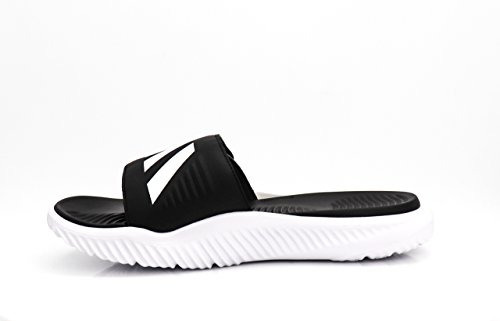 adidas Men's Alphabounce Slide Sandals, Core Black/White, ((6 M US)