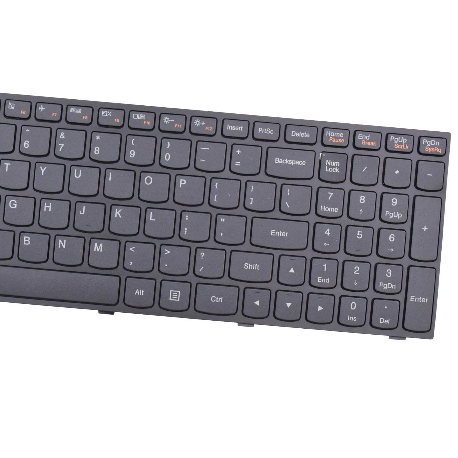 SUNMALL Laptop Keyboard Replacement with Frame Compatible with Lenovo LdeaPad Flex 2 15 B50 B50-30 B50-45 B50-70 B50-80 B51-80 G50 G50-30 G50-45 G50-70 G50-80 G50-75 Z50 US Layout