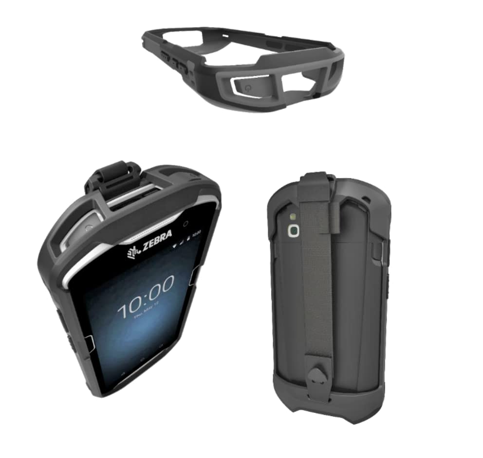 Protective Rugged Boot/Case and Hand Strap Compatible with Zebra TC51, TC52, TC56, TC57 Android Barcode Scanners | Replaces SG-TC5X-EXO1-01 and SG-TC51-BHDSTP1-01