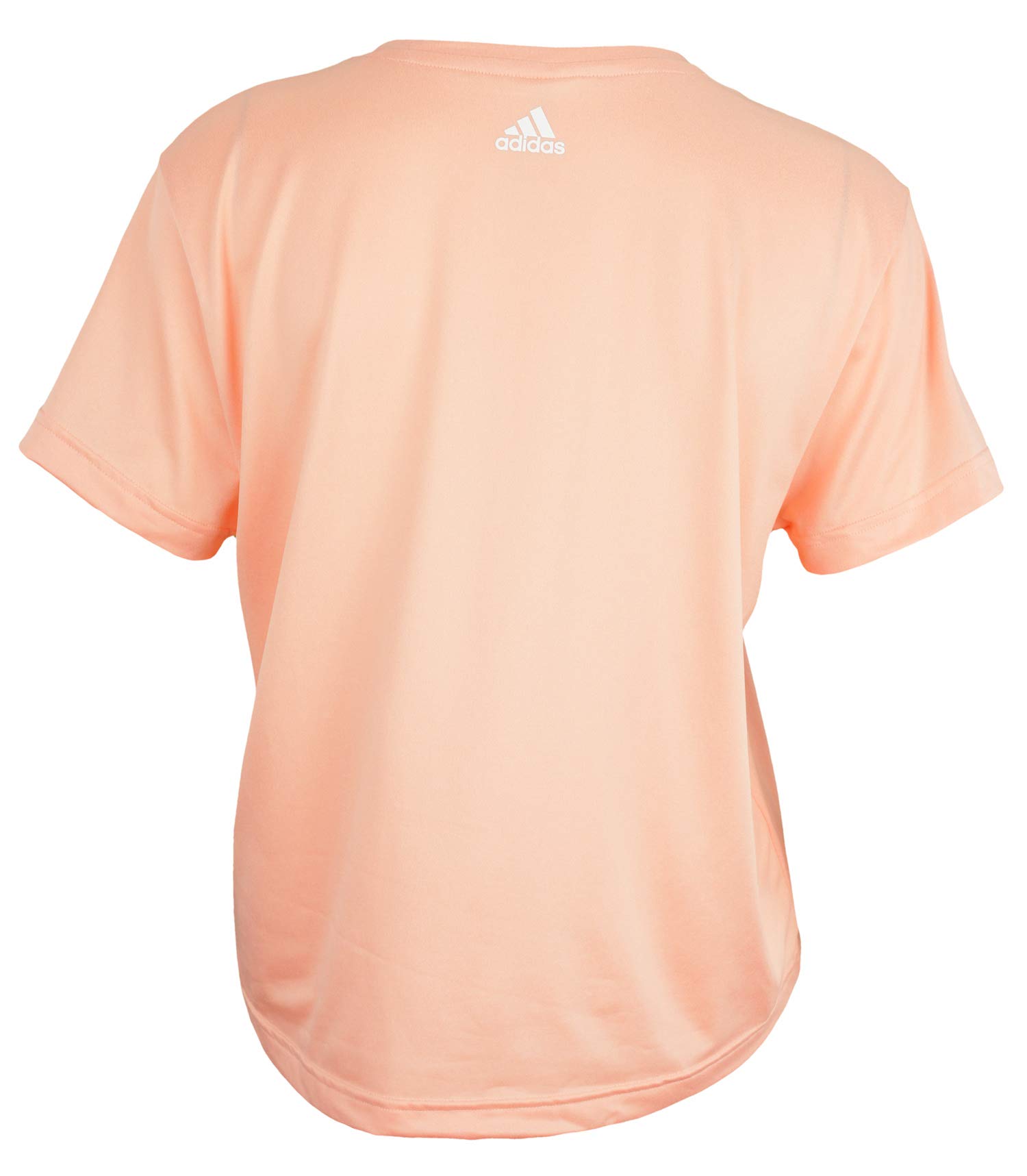 ADIDAS Women's Badge of Sport Graphic Tee, Glow Pink Large