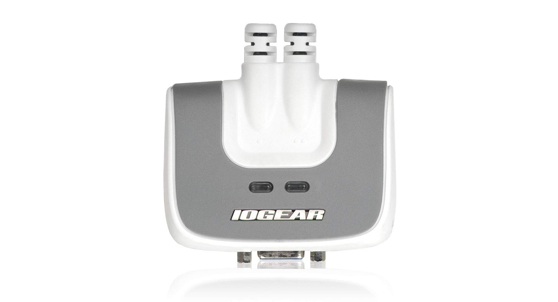 IOGEAR 2-Port USB VGA Miniview Micro Cabled KVM Switch - 2048 x 1536 - Hot Keys Switch - w/Audio - Plug n Play - PC, MAC, SUN - GCS632U