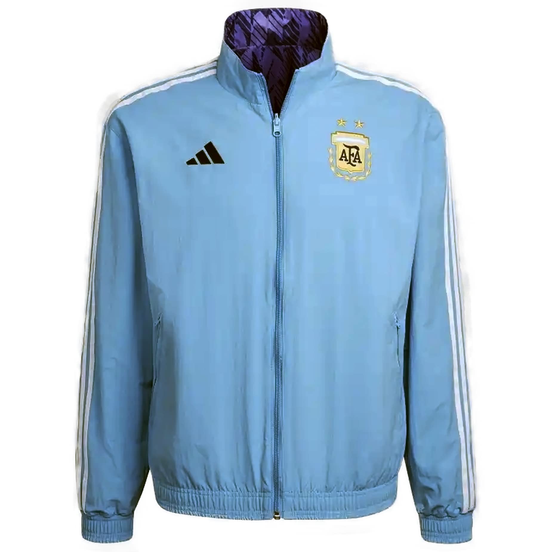 adidas Men's Argentina Reversible Anthem Jacket 22/23 (Large)