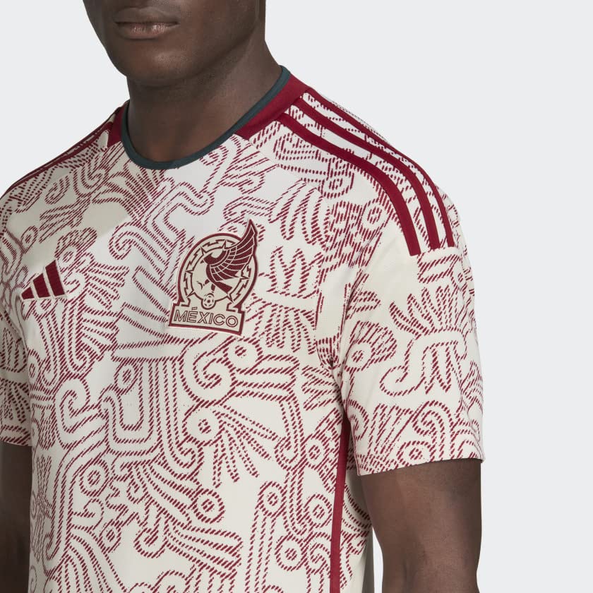 adidas Mexico 22 Away Jersey Men's, Beige, Size L
