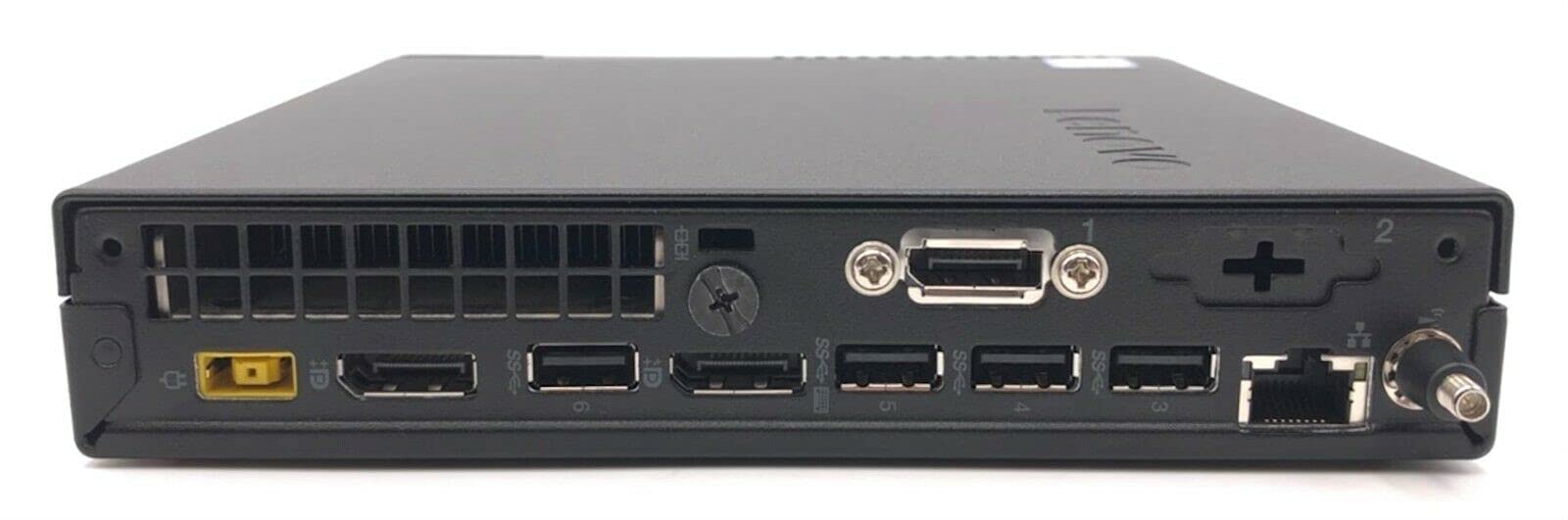 Lenovo ThinkCentre M910q Tiny Desktop - Intel Core i5-6500T Processor, 8GB RAM, 128GB SSD, Windows 10 Pro - Black (Renewed)