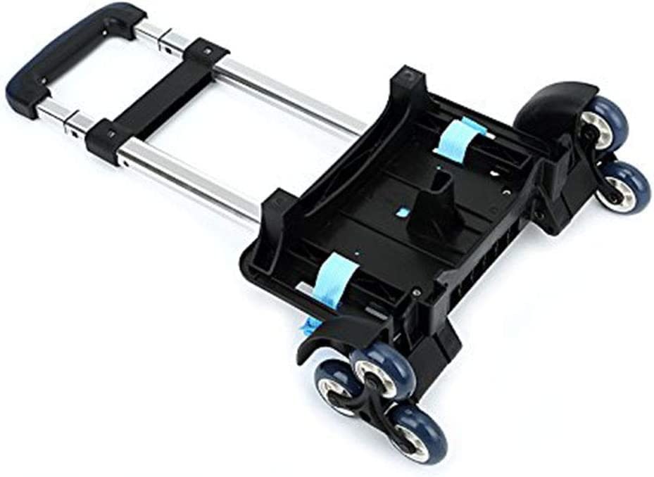 Backpack Hand Truck KAMOD Wheeled Cart Trolley Hand Aluminium Alloy Folding Trolley Cart for Schoolbag