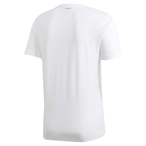 adidas Men's Category Logo Tee White Small