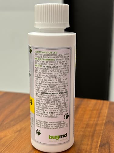 BugMD Flea and Tick Spray (2 Pack) - Flea and Tick Formula for Dogs, Flea and Tick Spray for Dogs, Flea Spray for Home, Flea and Tick Killer, Dog Flea and Tick Control