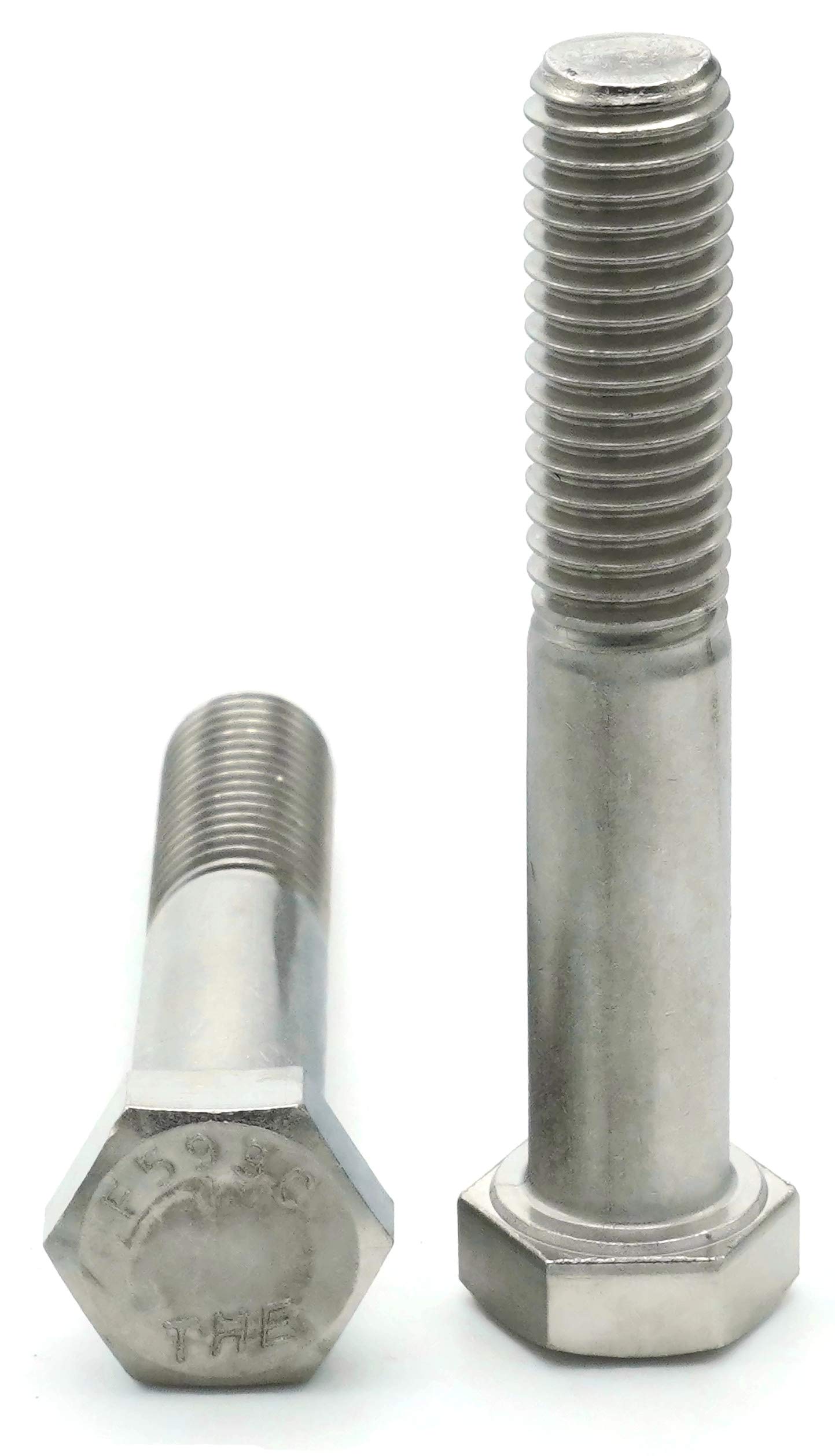 Hex Cap Screws 18-8 Stainless Steel - 3/8-16 x 3-1/4" PT Qty-25