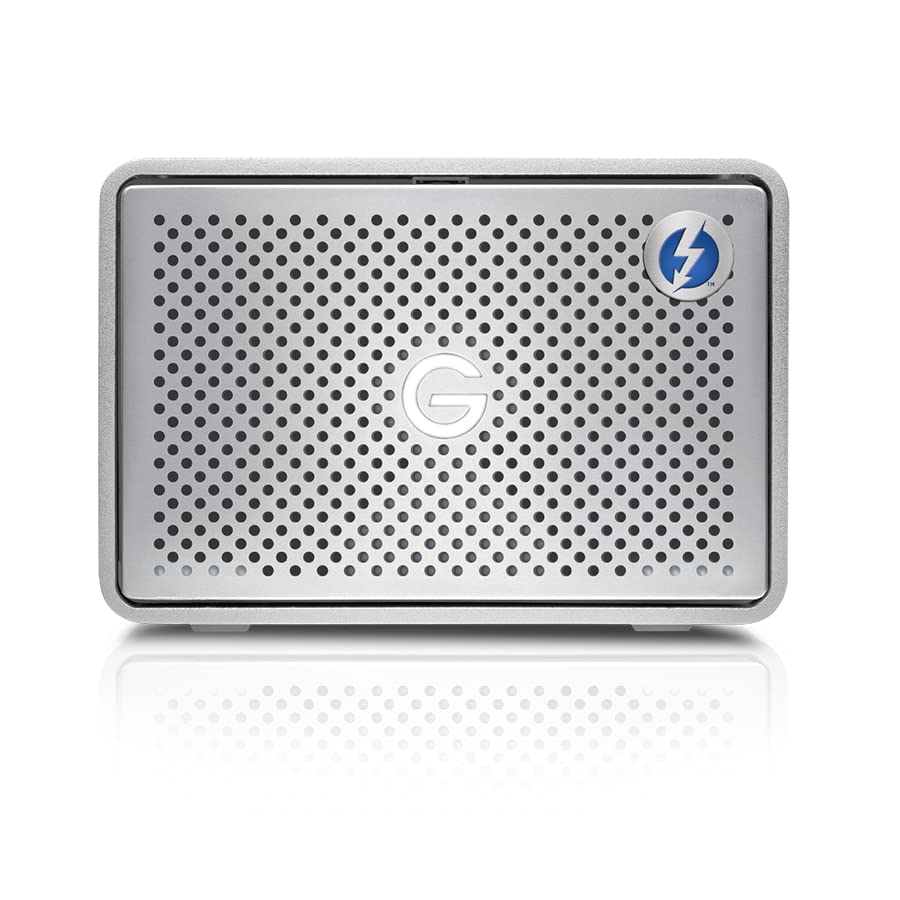 G-Technology 16TB G-RAID with Thunderbolt 2 and USB 3.0, Removable Dual Drive Storage System, Silver - 0G04097-1