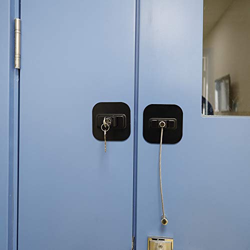 Refrigerator Door Locks, Fridge Lock with Keys, File Drawer and Child Safety Cabinet Lock with Strong Adhesive