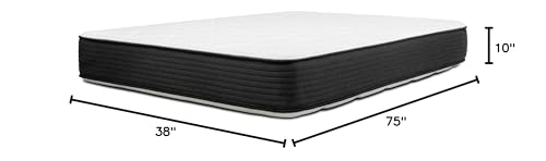 DREAMFOAM Spring Dreams Ultra Firm Double Sided Flippable Mattress, Twin