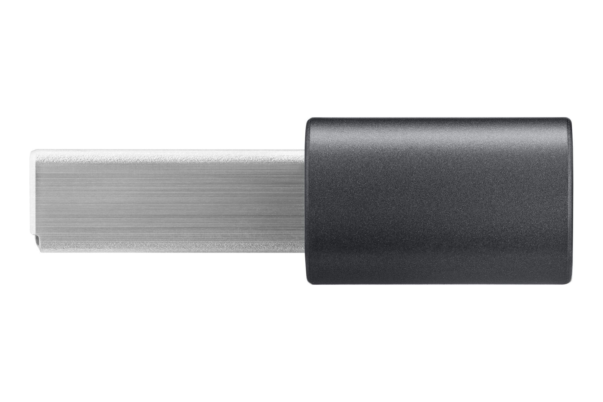 Samsung FIT Plus USB Flash Drive Type-A 64GB 300MB/s Read 30MB/s Write Compact USB 3.1 Flash Drive with Key Ring, Gray, MUF-64AB/APC