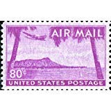 Diamond Head, Hawaii State Park Oʻahu - Volcanic Tuff Cone #C46 Single 80¢ US Postage Stamp
