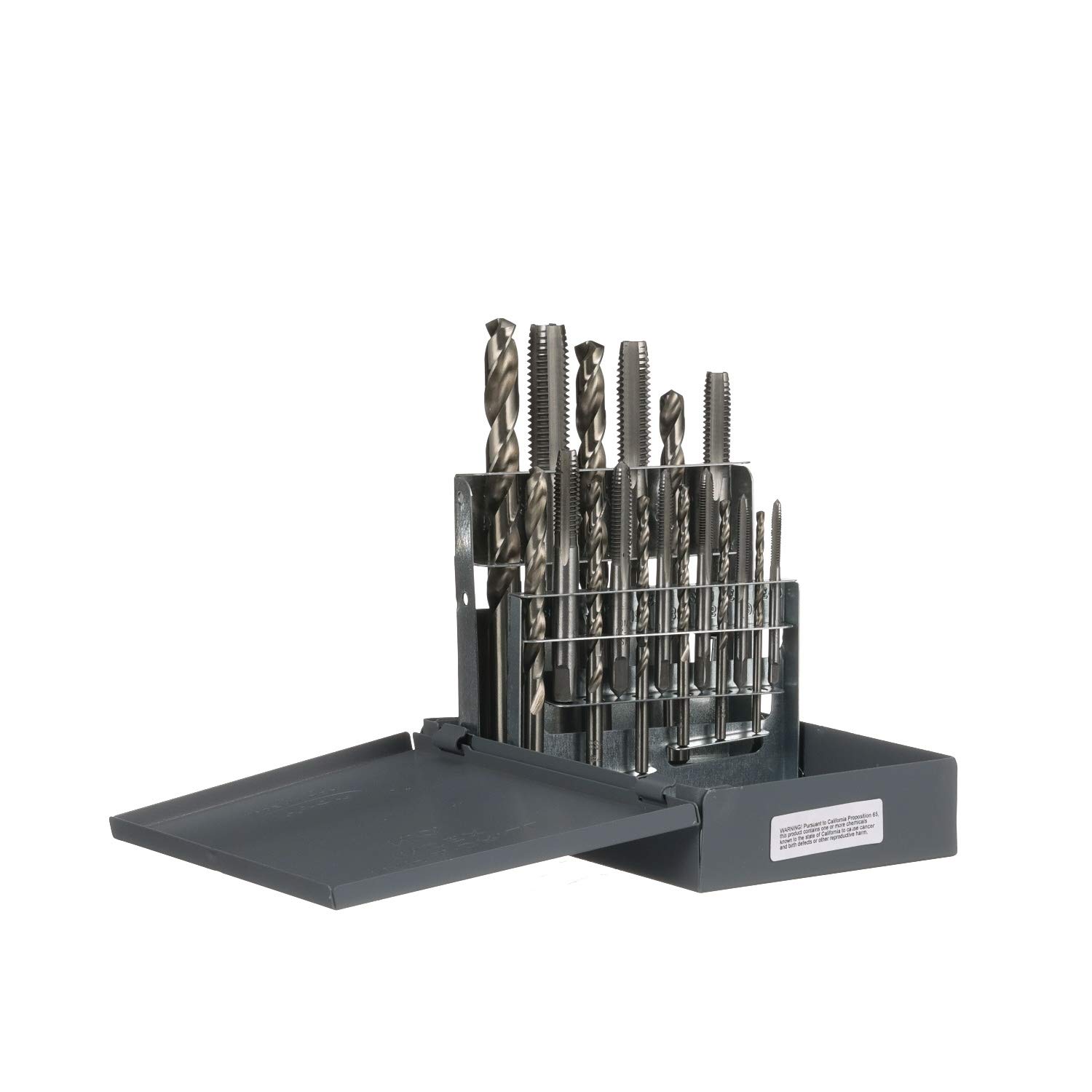 HHIP 1011-0018 18 Piece High Speed Steel Tap and Drill Combo Set