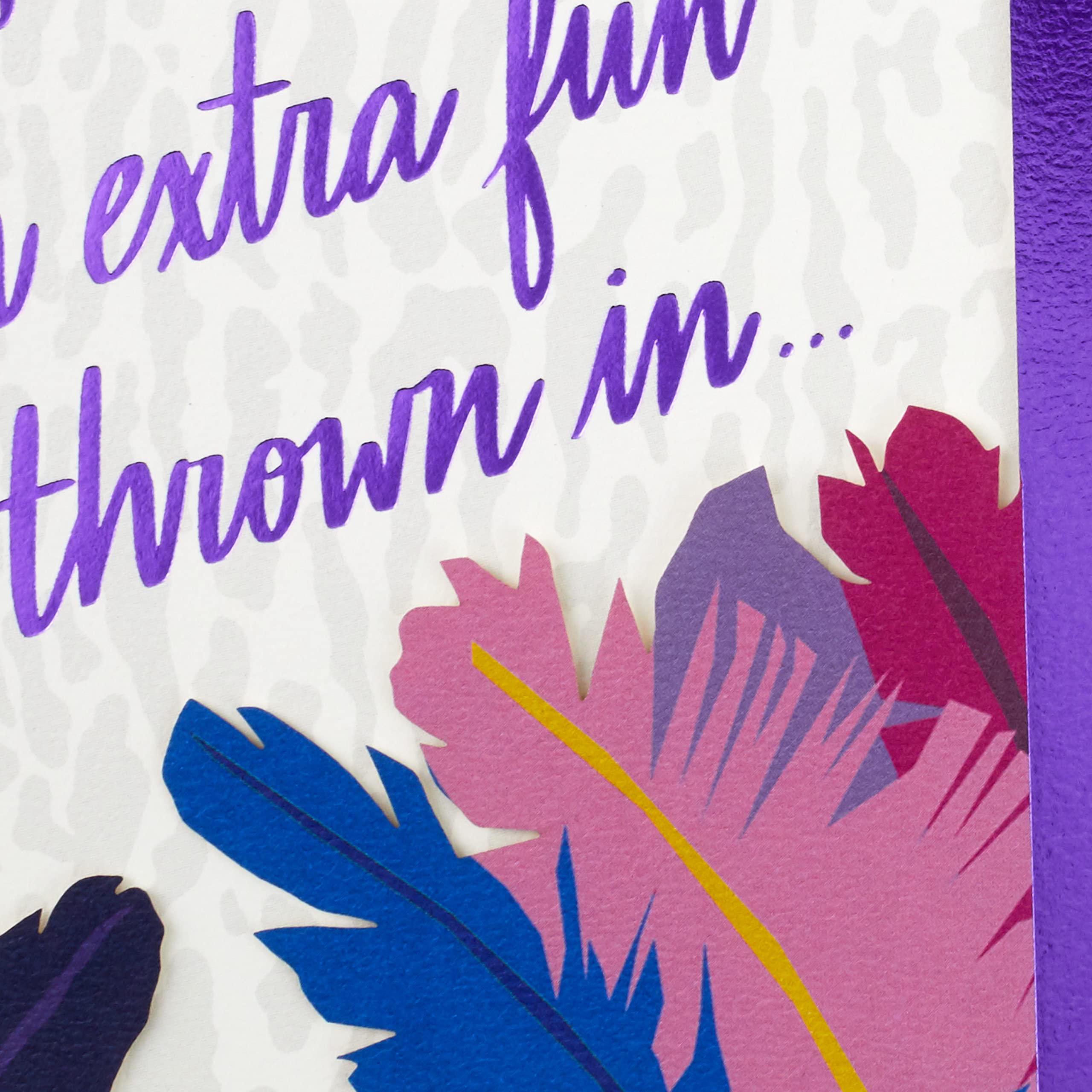 Hallmark Card for Aunt for Birthday, Thinking of You, Congrats, or Any Occasion (Extra Fun)