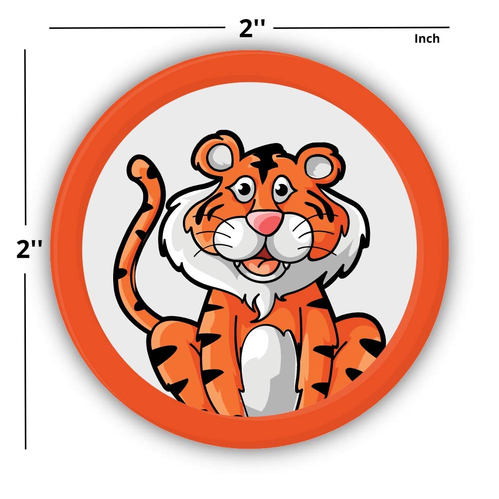 75 Pack Toilet Targets for Boys, Potty Training Flushable Animal Target, 2 X 2 Inch Paper Tinkle Targets for Boys, 100% Biodegradable and Sewage Safe Pee Targets for Boys Training