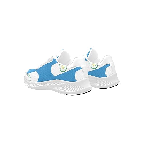 AFFAMA Guatemala Flag Mens Running Shoes Lightweight Fashion Sneaker White