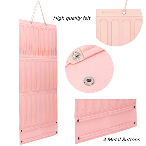 JOYMOMO Hanging Hair Claw Clips Holder Large Capacity Hair Clip Organizer Storage Display for Wall,Door,Closet(Without Claw Clips)