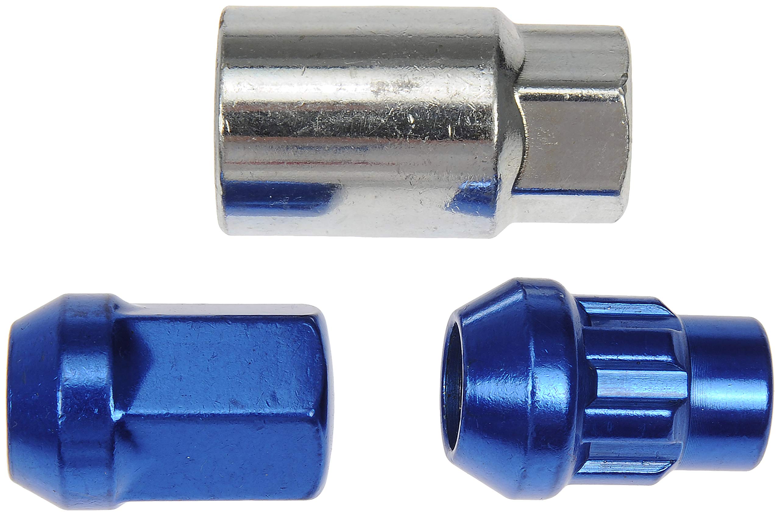 Dorman 713-375D Blue Acorn Wheel Nut Lock Set Compatible with Select Models, 20 Pack