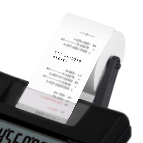 Casio HR-150RCE-WA-EC Printing Desktop Calculator, Black