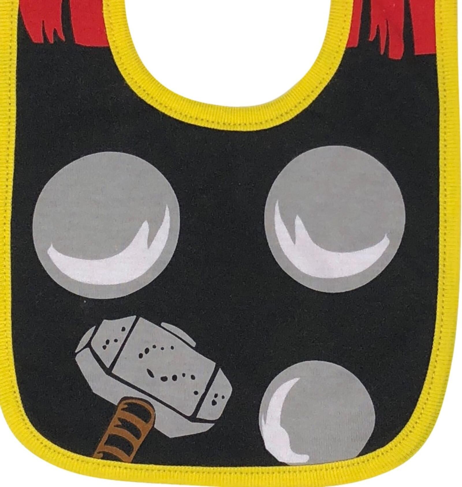 Marvel Avengers Baby Boys' Bibs 6 Pack Spiderman Hulk Thor Iron Man Captain America