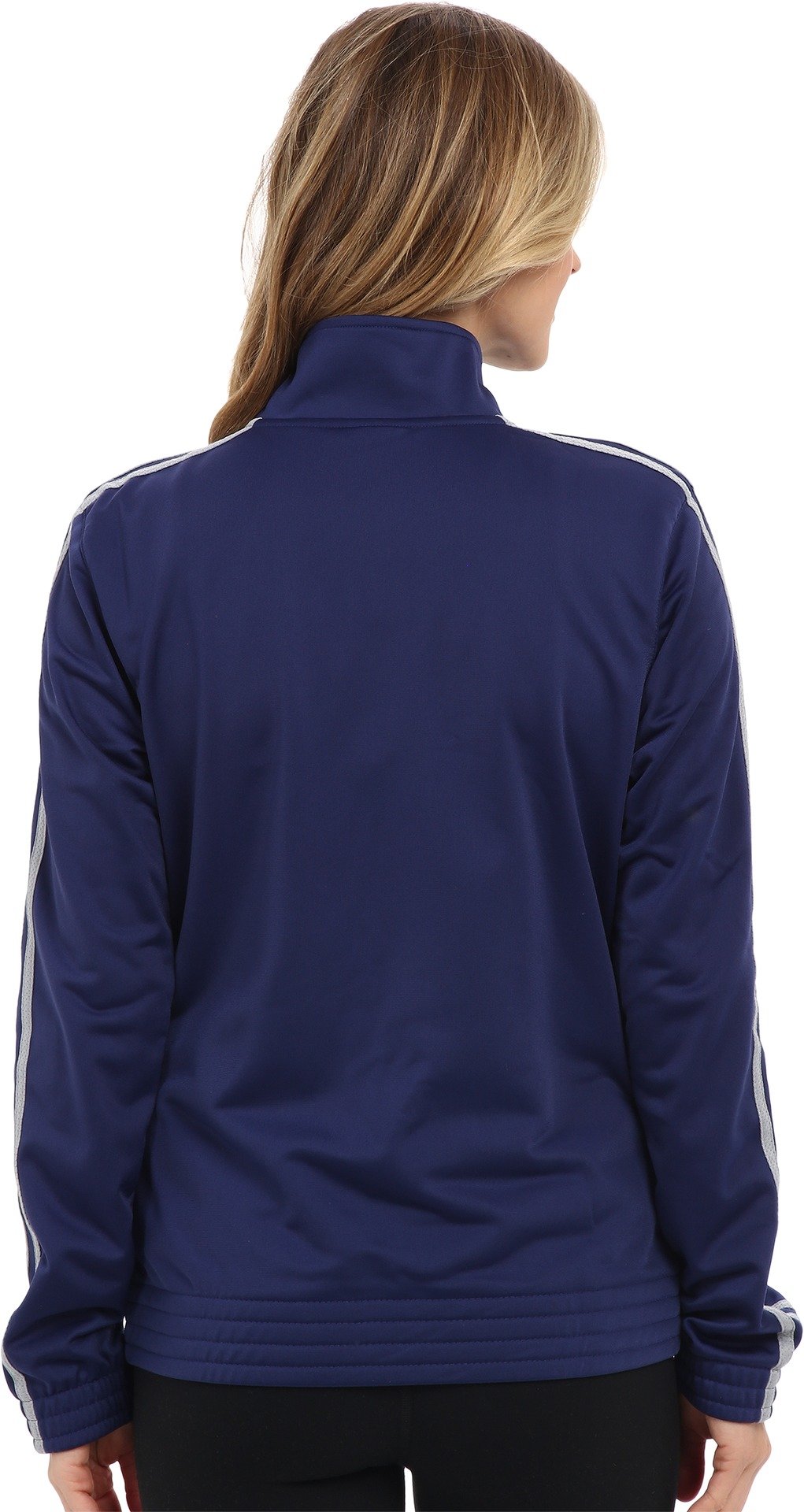 adidas Women's 3-Stripes Jacket, Dark Blue, Medium
