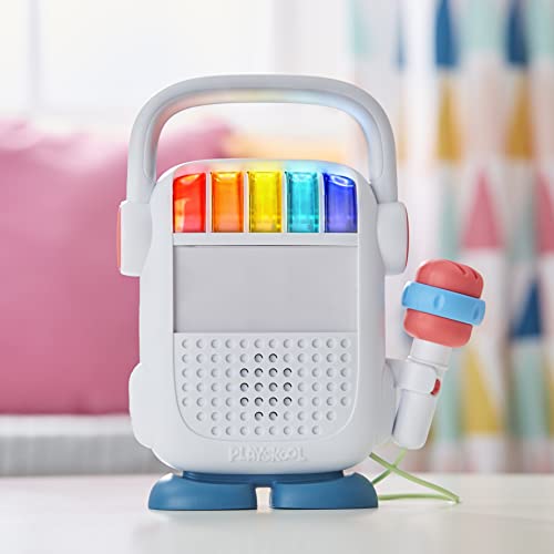 Playskool Rock n’ Roll Bot, Kids Bluetooth Speaker and Voice Changing Karaoke Microphone Toy, Ages 3 and Up (Amazon Exclusive)