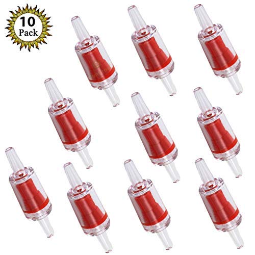 SunGrow 10 Pcs Air Pump Check Valves, Perfect for Aquariums, Hydroponics, and Aquaponics, Durable and Reliable, Guards Against Backflow and Power Outages