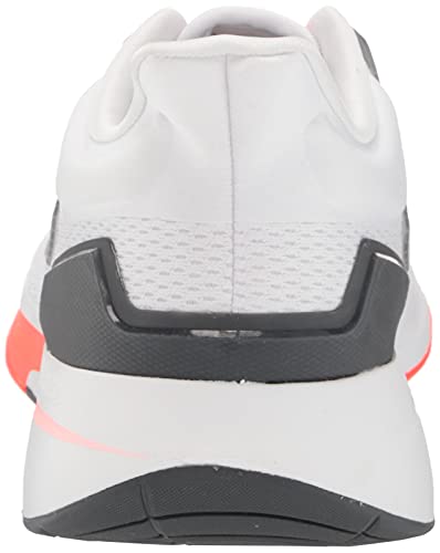 adidas Men's EQ21 Trail Running Shoe, White/Black/Grey, 9
