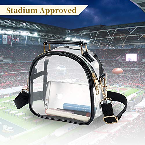 COROMAY Clear Purse for Women, Clear Bag Stadium Approved, Clear Purse Handbag