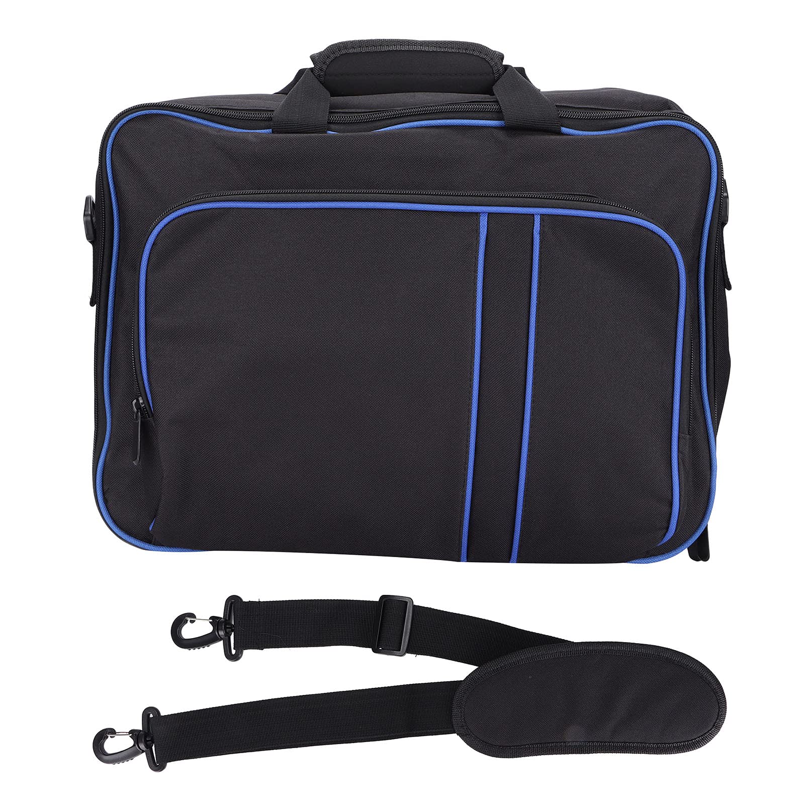 Hilitand for PS5 Carrying Case, Protective Hard Shell Console Case Travel Storage , Ergonomic Large Capacity for PS5 Game Consoles/Controllers/Headset/Game Card(Blue ) [video game]