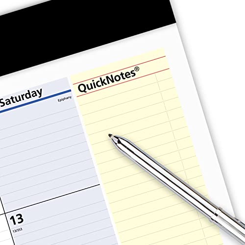 AT-A-GLANCE 2024 Desk Calendar, Monthly Desk Pad, 22" x 17", Standard, QuickNotes (SK7000024)
