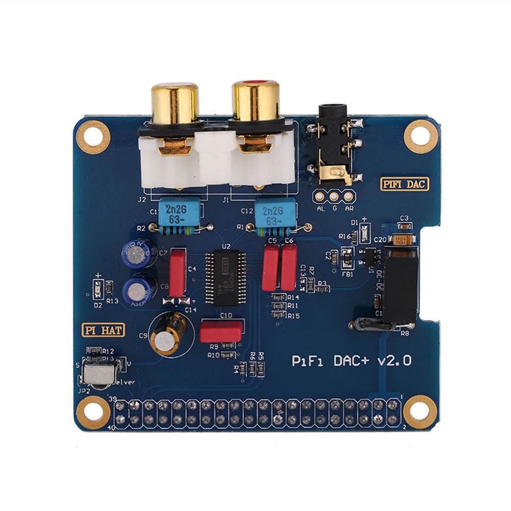 I2S HiFi Interface DIGI DAC PCM5122 Amplifier and HiFi Digi Digital Audio Expansion Sound Card Module for 3 Model B / 2B / B