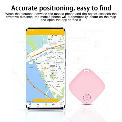 Bluetooth Key Finder Keychain GPS Tracker, Smart Bluetooth Tracker Portable Anti Lost Tracking Locator, Intelligent Waterproof Key Finder with App for Kids Pets Collar Wallet Luggage Device