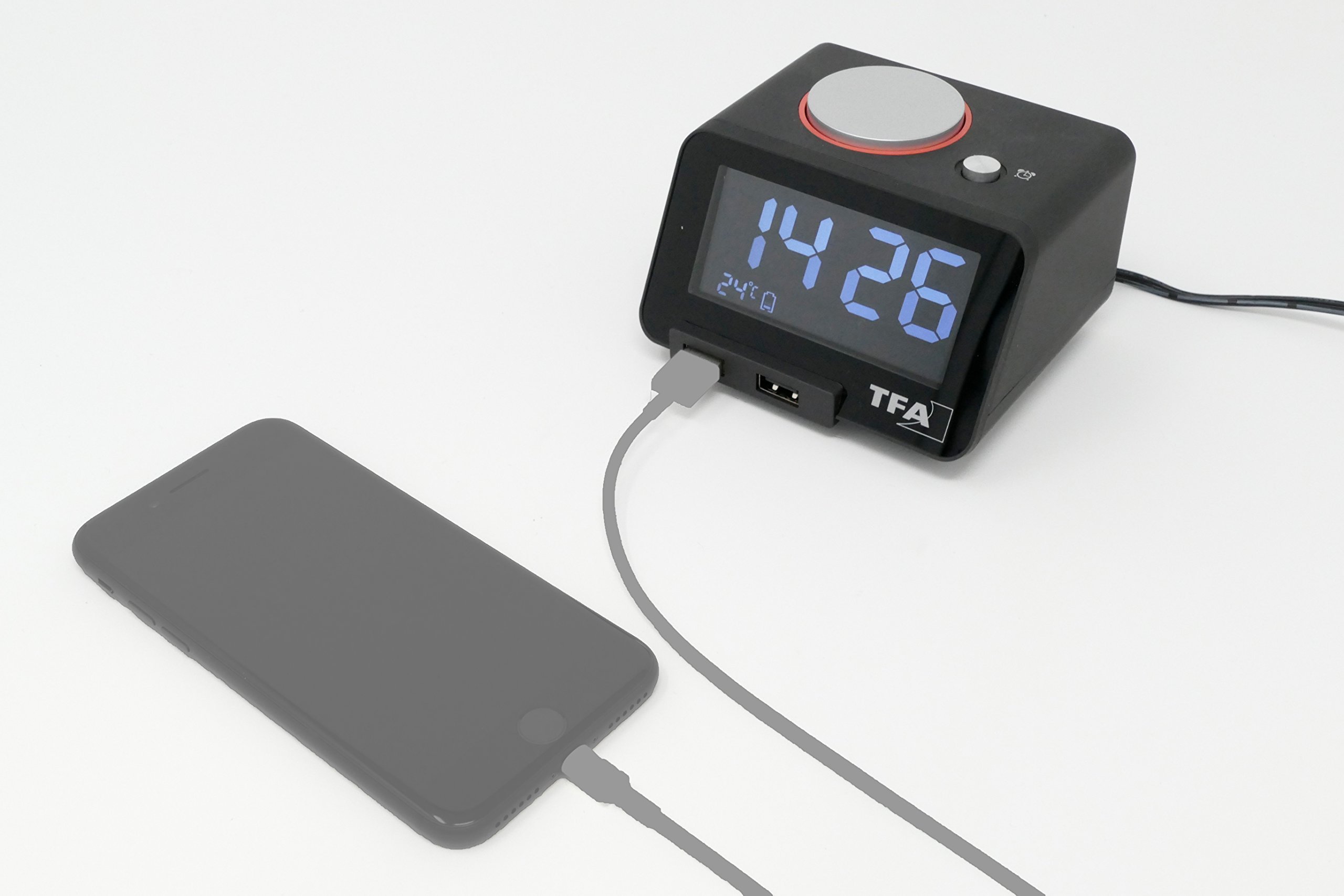 TFA-Dostmann TFA 60.2017.01 Homtime Digitalalarm clock