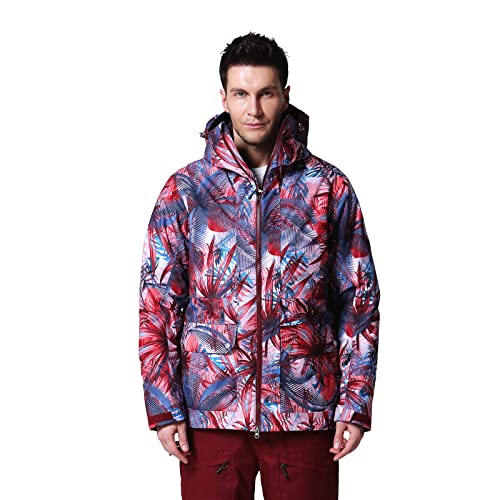 ADVANTURER Men‘s Waterproof Ski Jacket Warm Winter Snow Coat Mountain Outdoor Windbreaker Hooded Snow coat Raincoat