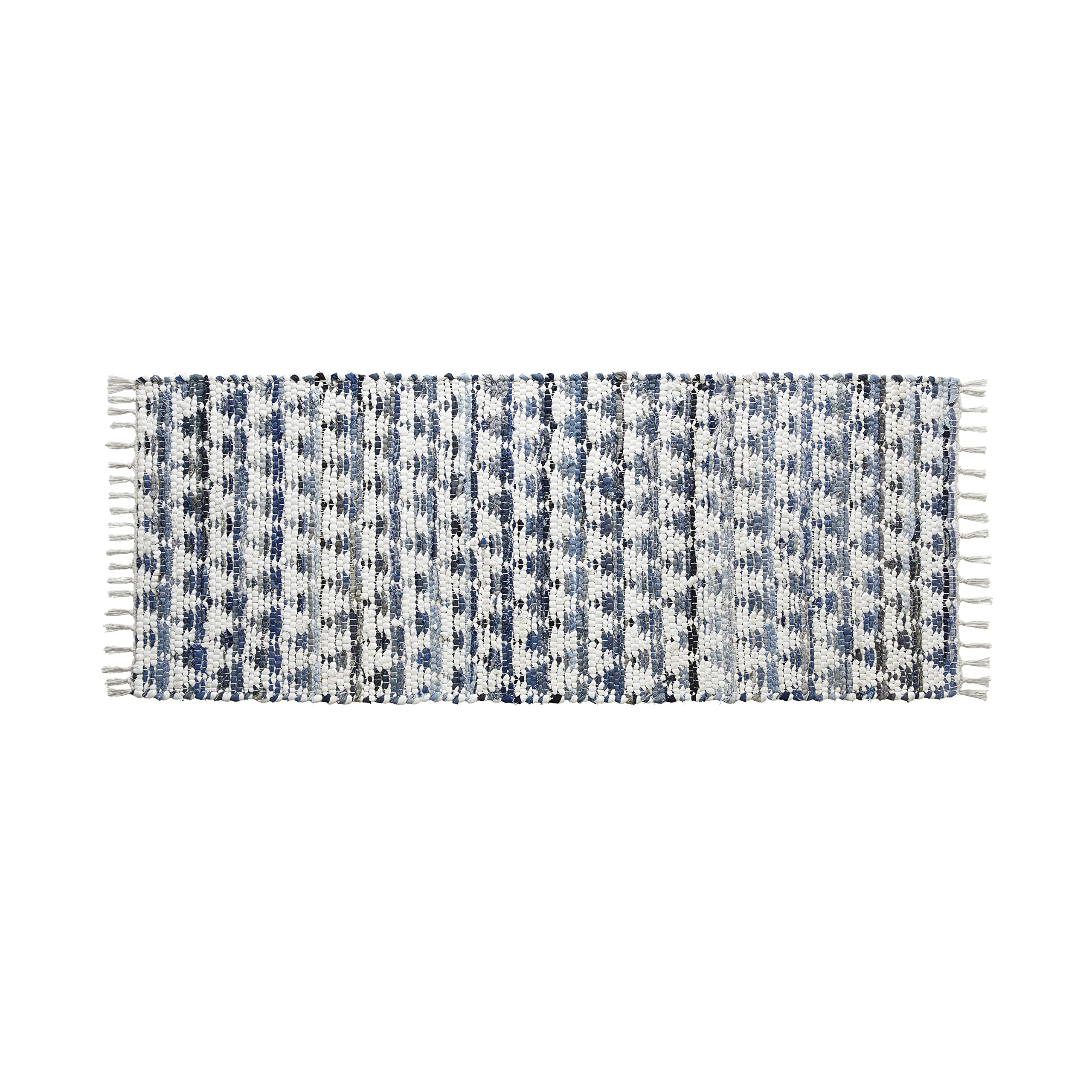 Jessica Simpson - Handmade Denim Rug | Rectangular Accent Rug | Premium Home Decor| 24" x 36" | Blue Multi