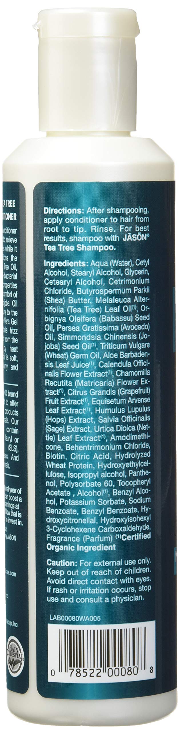 Jason Natural Cosmetics, Conditioner Tea Tree Oil, 8 Ounce