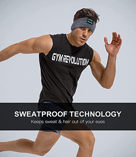 ASMRBAND Sleep Headphones Wireless Sports Headband, Headband Headphones 10Hrs Bluetooth Headband with Soft Cozy Earbuds Comfortable Sleeping Headphones for Side Sleepers, Cool Tech Gadgets Unique Gift