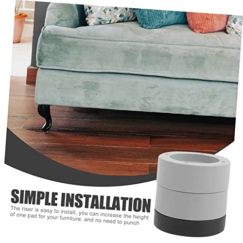 CRAFTHROU 4pcs Rubber Mats for Floor Table Top Washing Machine Floor Chairs Table Risers Washing Machine Pads Washing Machine Anti Vibration Pads Chair Risers Bed Legs Risers Bed Lifter Sofa